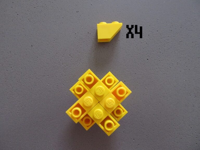 Tuto pour construire facilement une fleur en Lego - ChezlesZ.fr